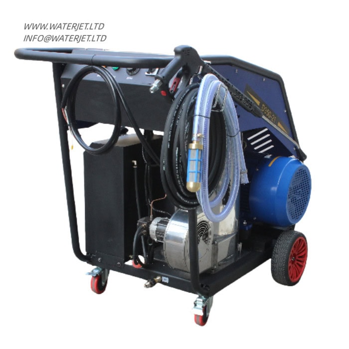 350bar hot water high pressure washer with 23lites water flow